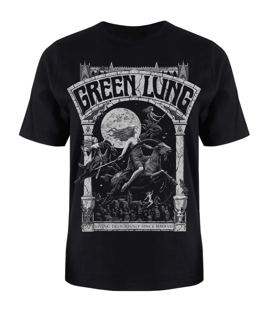 LIVING DELICIOUSLY T-shirt – Green Lung